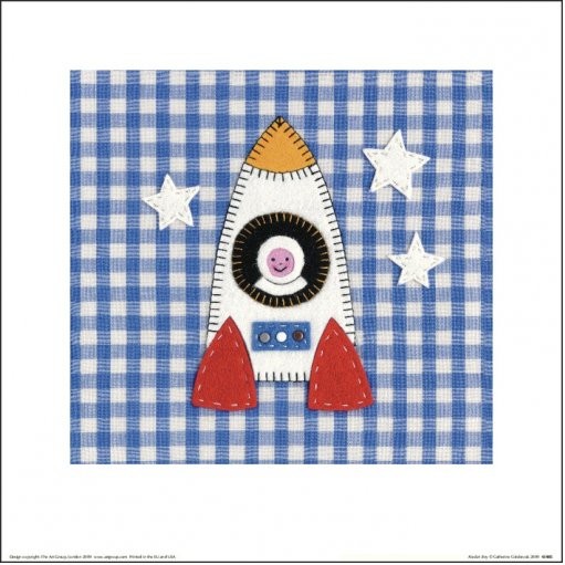 Reproduction d'art Catherine Colebrook - Rocket Boy | Posters, tableaux ...