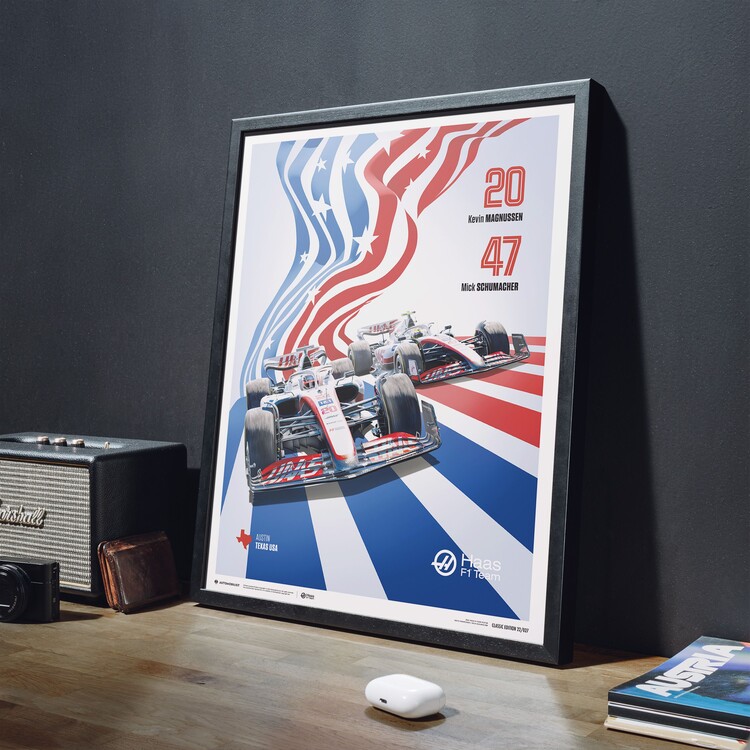 HAAS F1 Team - United States Grand Prix - 2022 Reproduction d'art, de ...