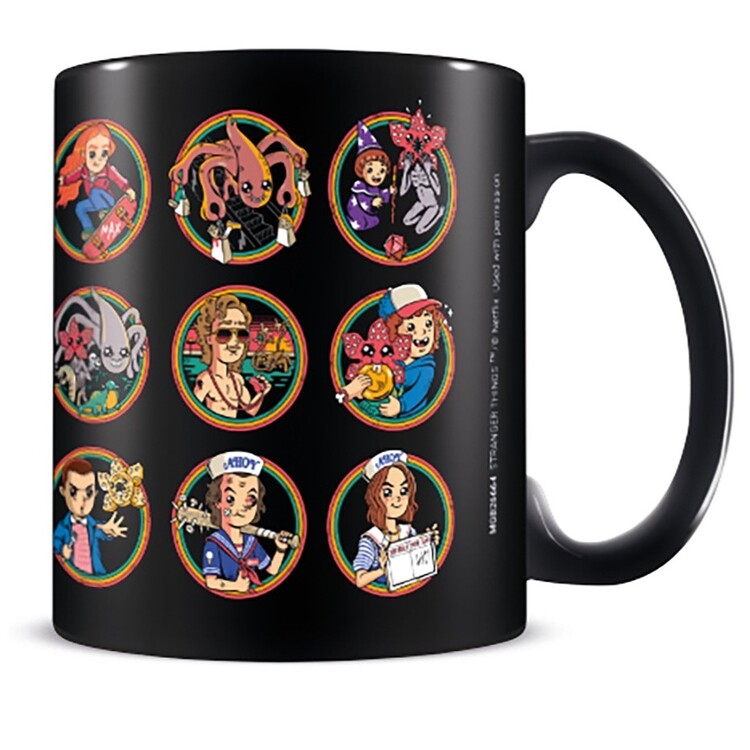 Tasse café Stranger Things - Multi Kawaii Characters | Idées de cadeaux ...