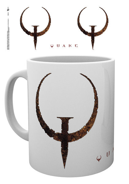 Taza de cafe Quake - Logo | Ideas para regalos originales | Posters.es