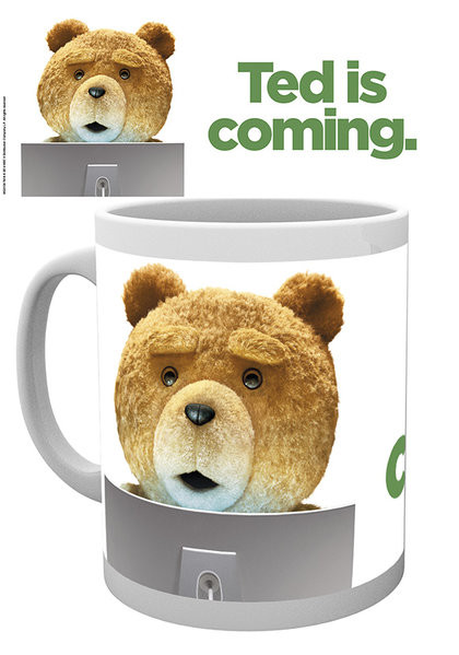 Taza de cafe Ted - Is Coming | Ideas para regalos originales | Posters.es