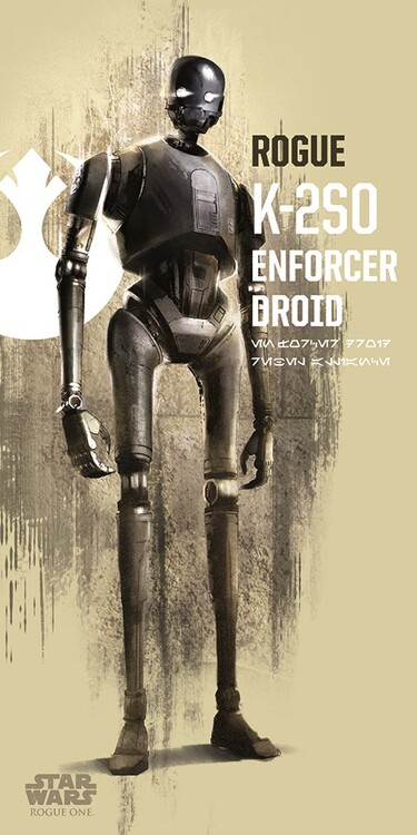 Star Wars: Rogue One - K-2SO Enfrocer Droid Tableau sur toile ...