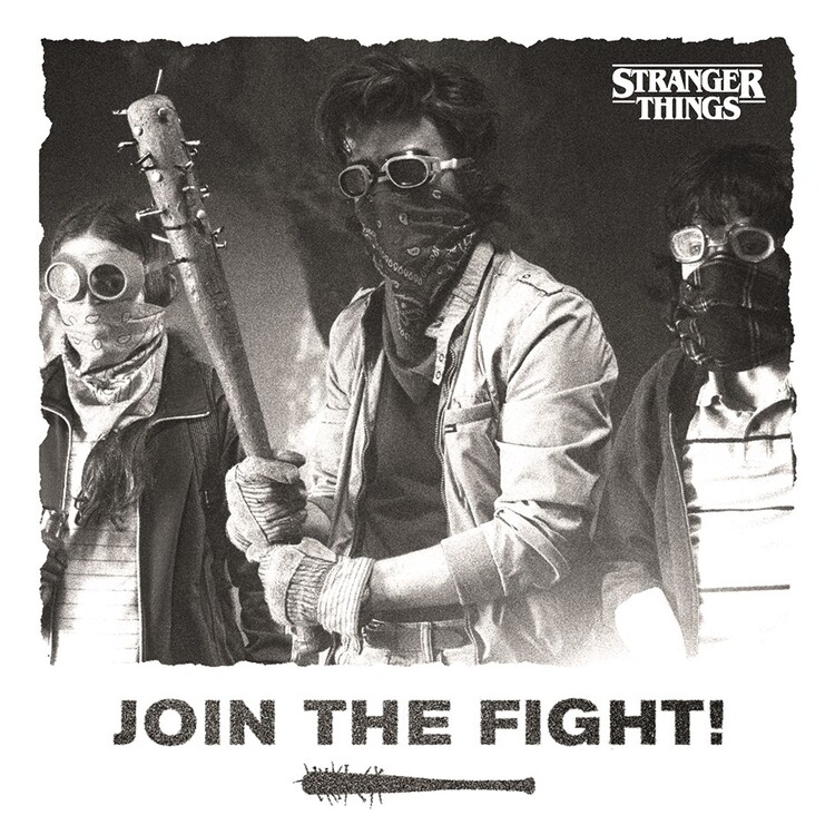 Stranger Things - Join the Fight Tableau sur toile | Décorations ...