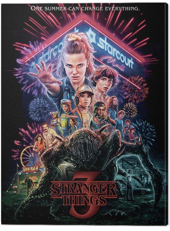 Stranger Things - Summer of 85 Tableau sur toile | Décorations murales ...