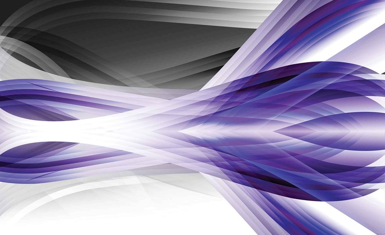 Abstract Light Pattern Purple Wall Paper Mural | Buy at UKposters