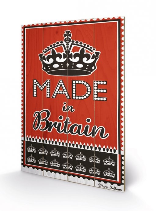 MARY FELLOWS - made in britain Wooden Art | Sold at UKposters