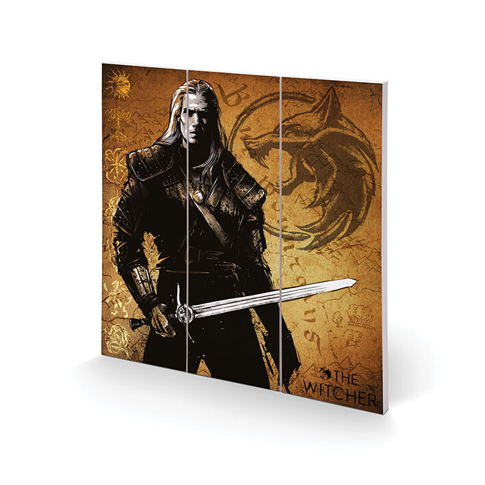 The Witcher - As it is Written Wooden Art | Sold at EuroPosters