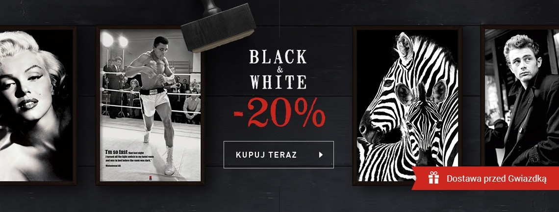 Czarno-Białe Plakaty | Kup na Posters.pl