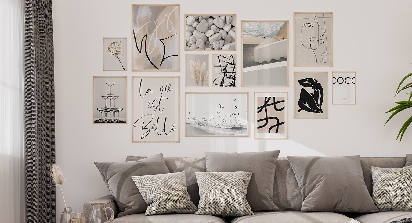 Scandinavian minimalism Posters & Wall Art Prints | Buy Online at ...