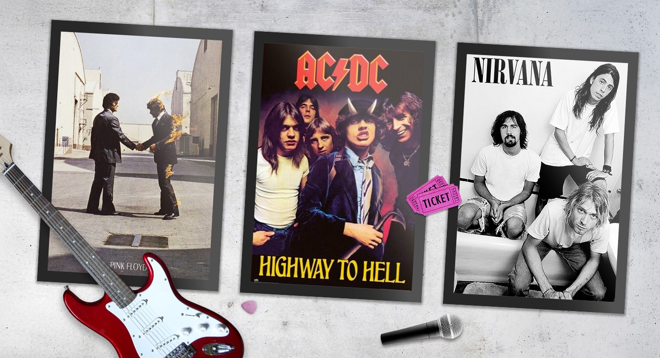 Music Posters, Wall Art Prints & Merchandise | Buy online at UKposters ...