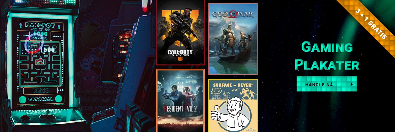 Gaming Plakater, Gaming Posters | Europosters.no