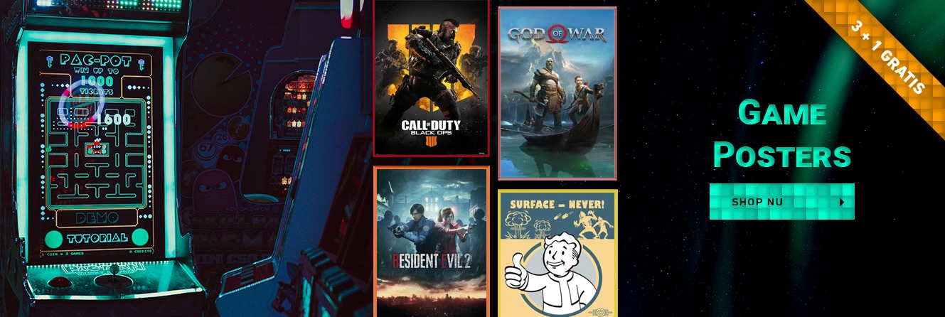 Game posters voor aan jouw muur | De grootste selectie bij Europosters.nl